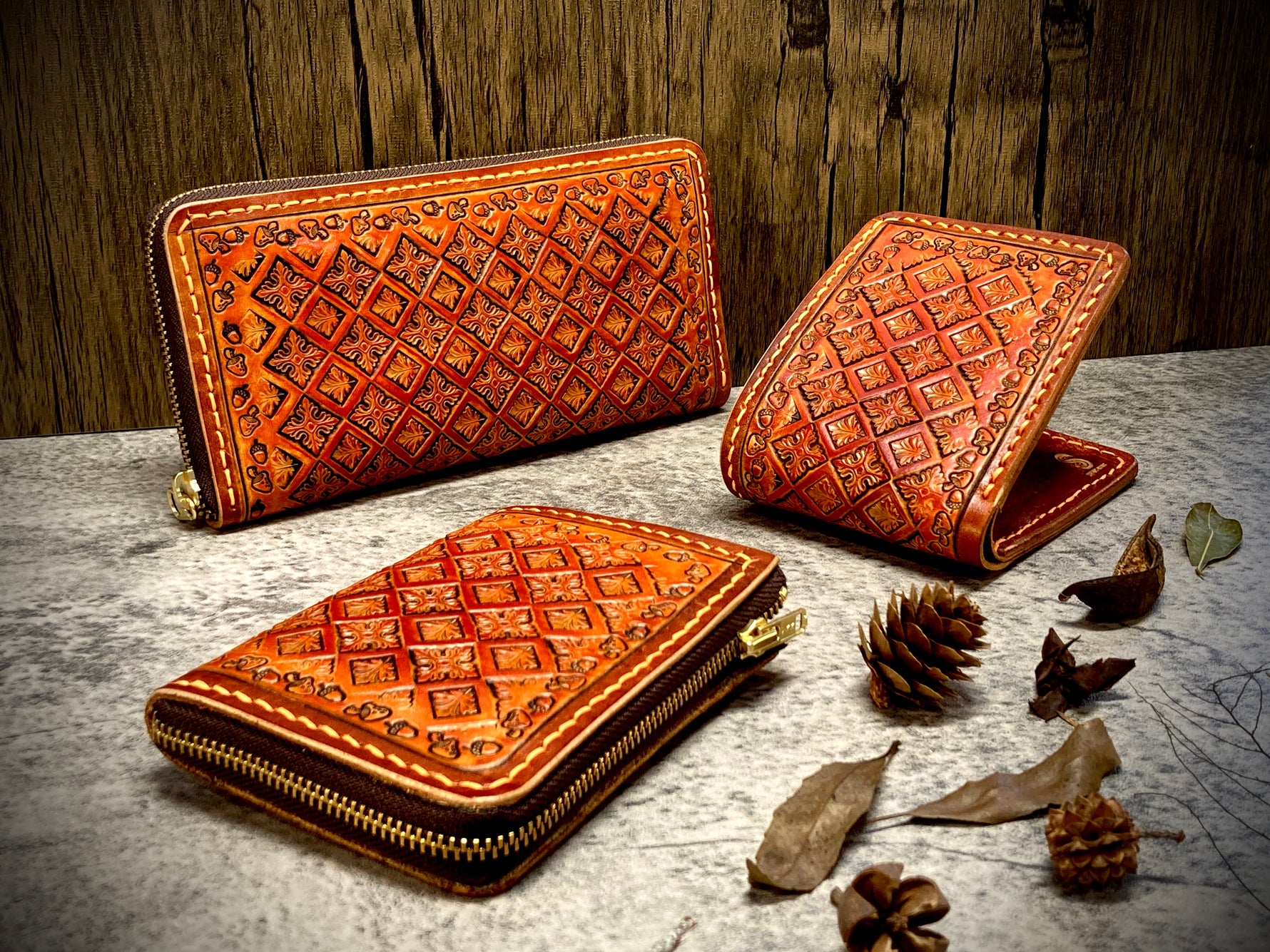 Luxury hand tooled leather wallets and purse | The Sho Room – Theshoroom